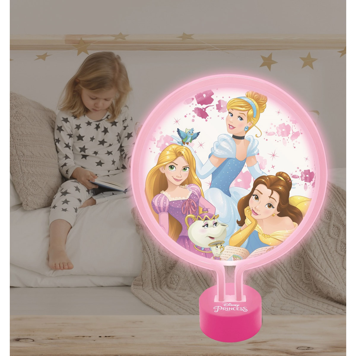Univers enfant : Lampe Néon Disney Princesses